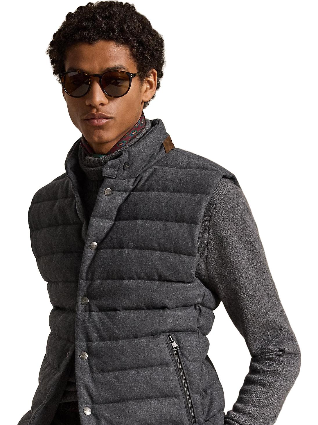 RALPH LAUREN the stanwood wool-blend down vest